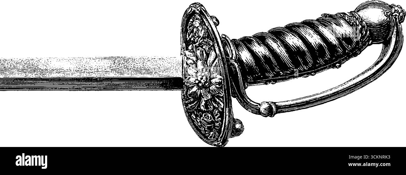 Sword hilt old century Stock Vector Images - Alamy