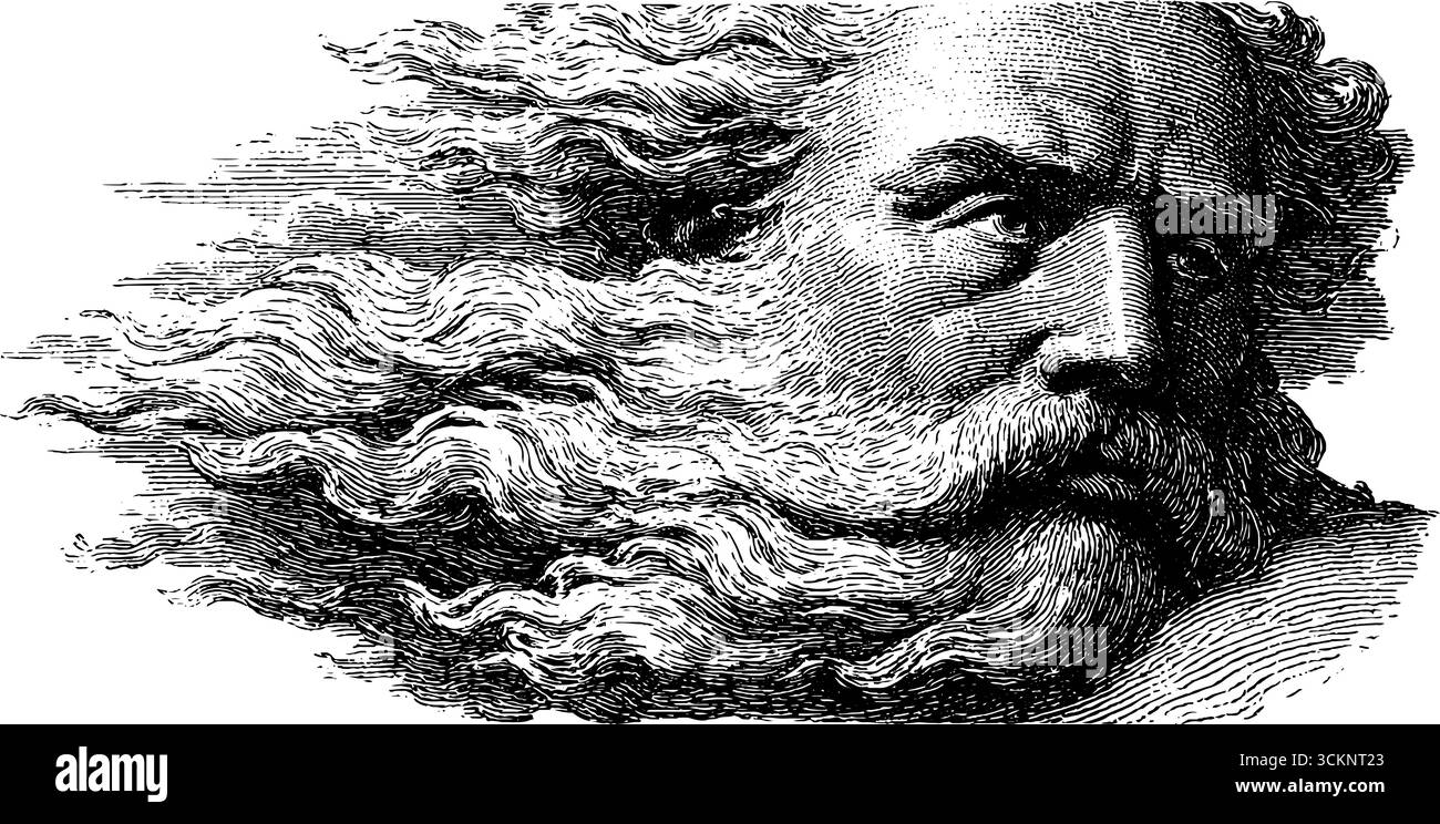 Bearded figure in historical Stock Vector Images - Alamy