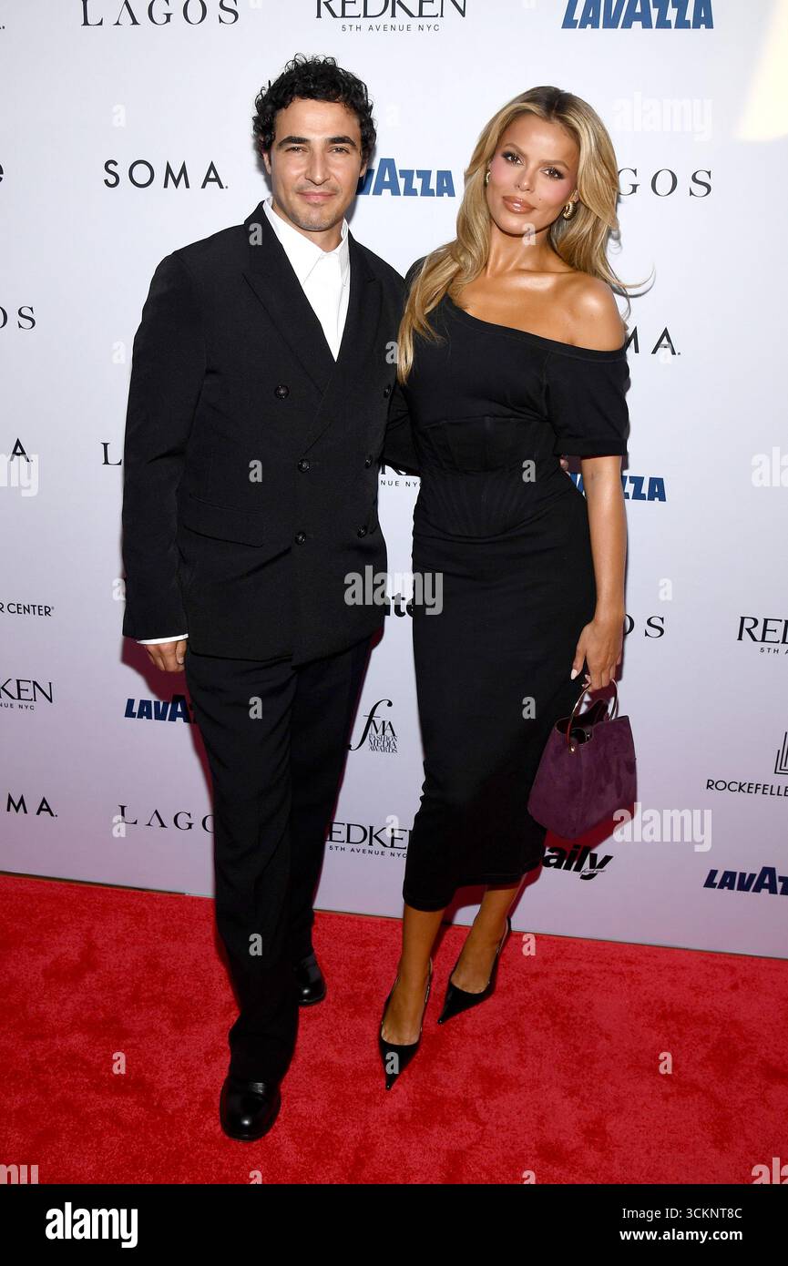 (L-R) Zac Posen and Brooks Nader attend Daily Front Row's 12th Annual Fashion Media Awards at ...
