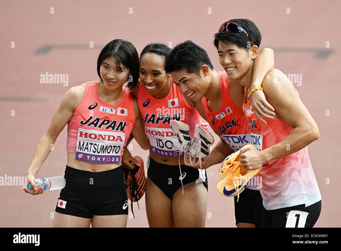 (L-R) Nanako Matsumoto, Abbygail Fuka Ido, Takuho Yoshizu, Kenki Imaizumi (JPN), SEPTEMBER 13 ...