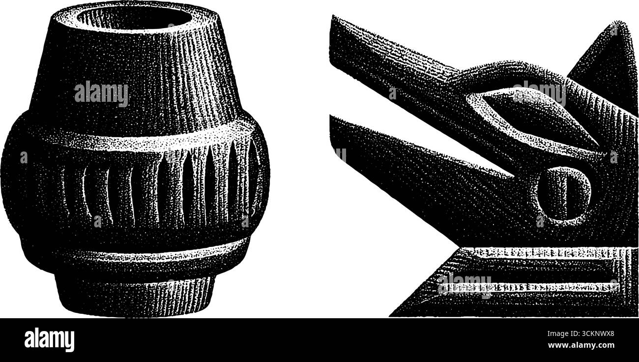 Aztec archaeological artifacts Stock Vector Images - Alamy