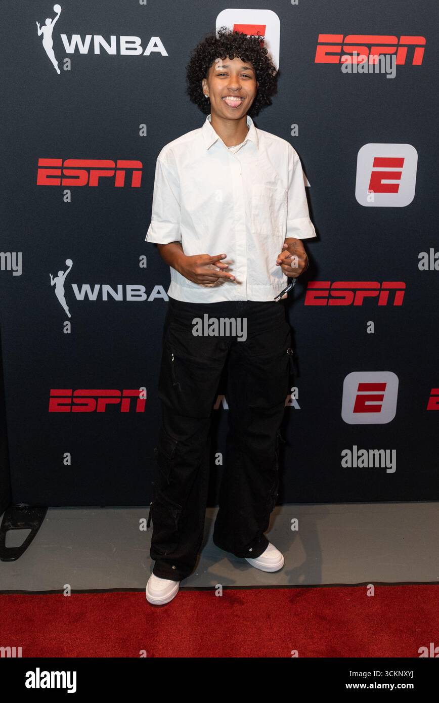 Janae Sims attends House of ESPN: Celebrating the Fashion Icons of the ...