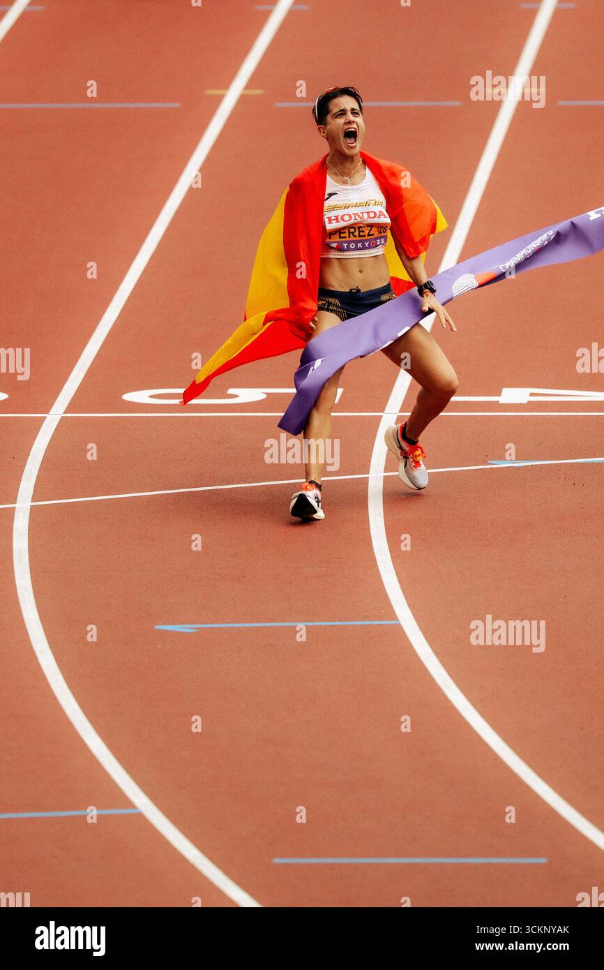 Mar?a P?rez (ESP) during the World Athletics Championships on 13.09.2025 in Tokyo Stock Photo ...