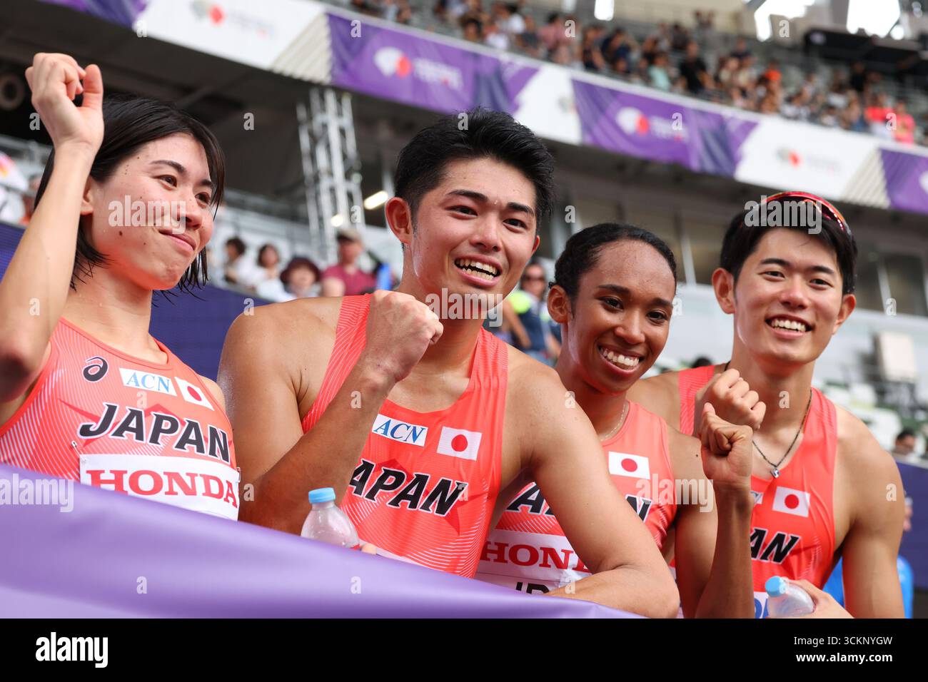 (L-R) Nanako Matsumoto, Takuho Yoshizu, Abbygail Fuka Ido, Kenki Imaizumi (JPN), SEPTEMBER 13 ...