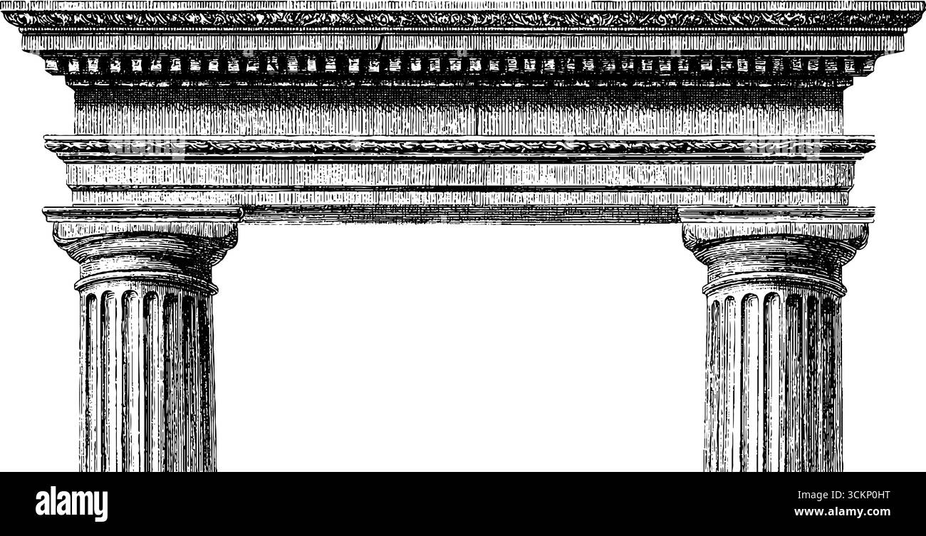 Neoclassical window arch Stock Vector Images - Alamy