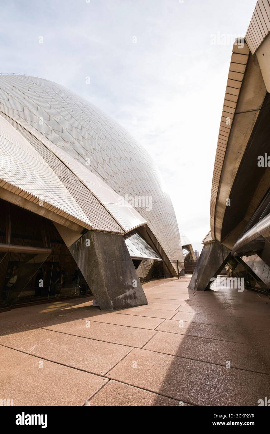 Sydney Opera House, a landmark building in Sydney, Australia, is shown ...