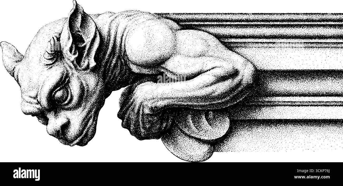 Relief artwork on exterior Stock Vector Images - Alamy