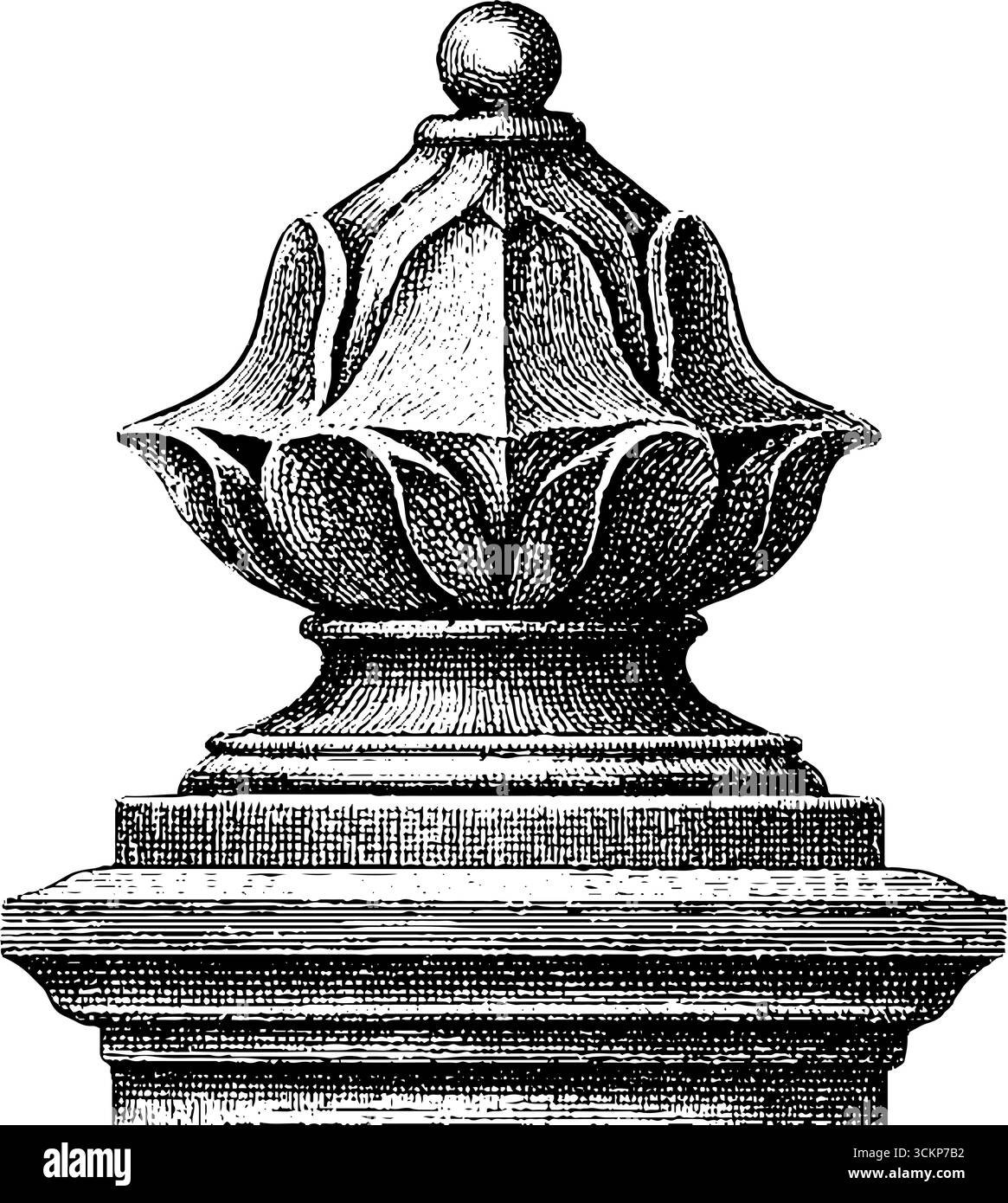 Cast iron architectural detail Stock Vector Images - Alamy