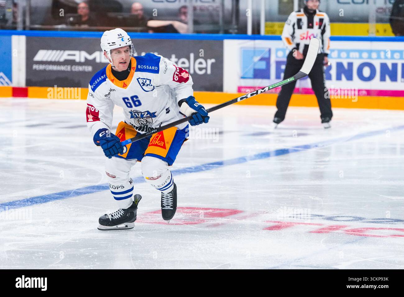 12/09/2025, Porza, Cornèr Arena, NL: HC Lugano - EV Zug, #66 David ...