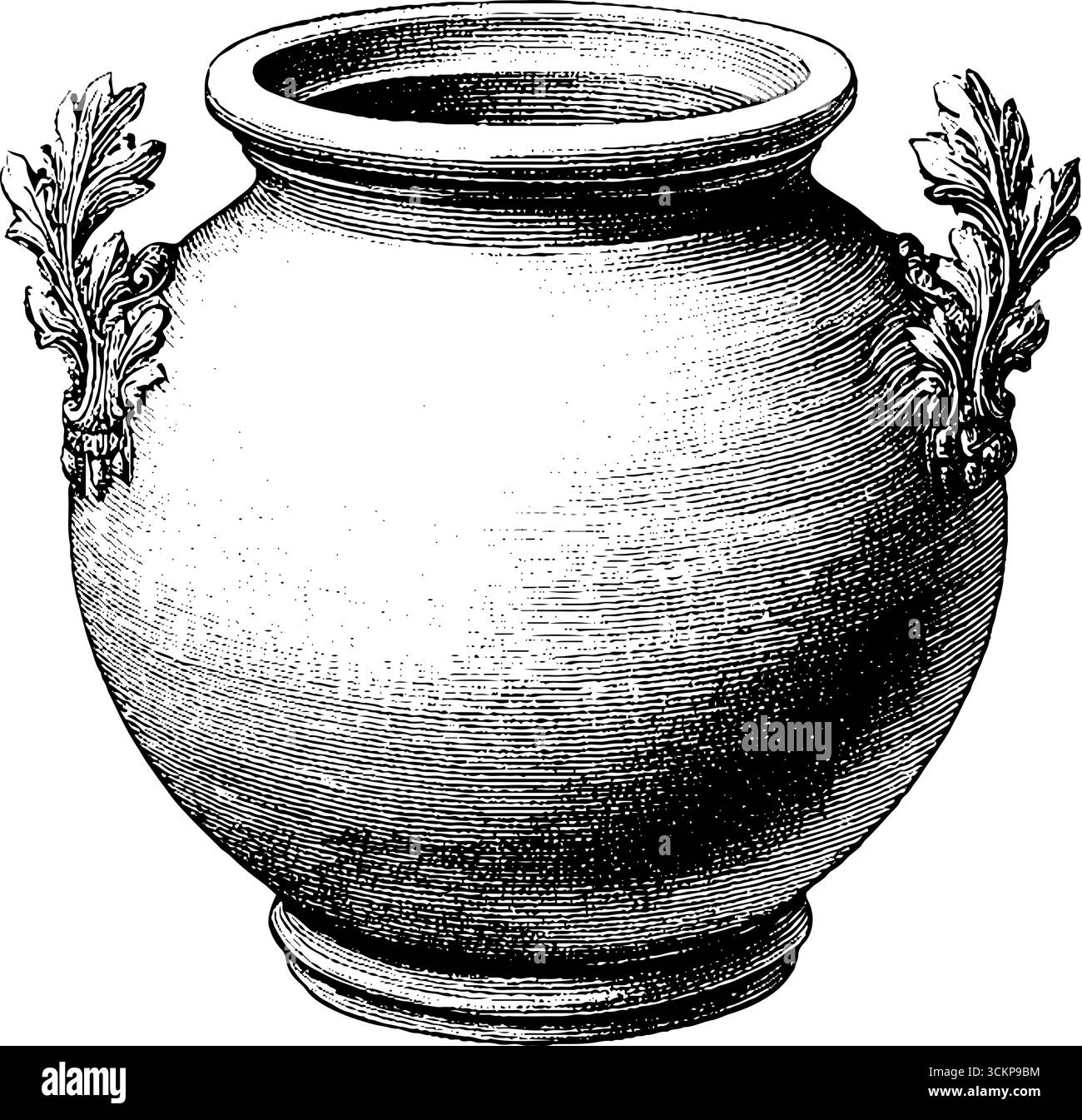 Colonial american stoneware crock with cobalt decoration for historical ...