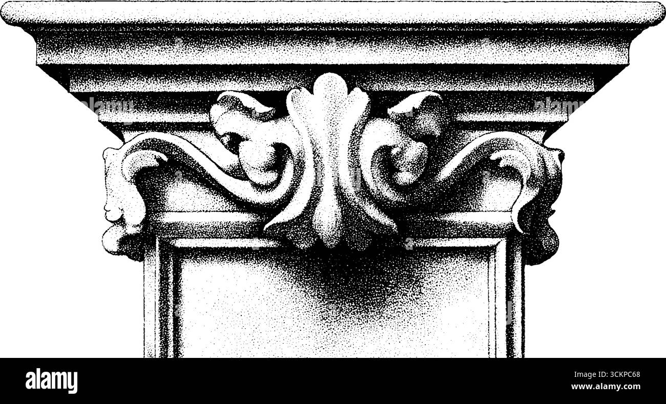 Ornate carved mantel Stock Vector Images - Alamy