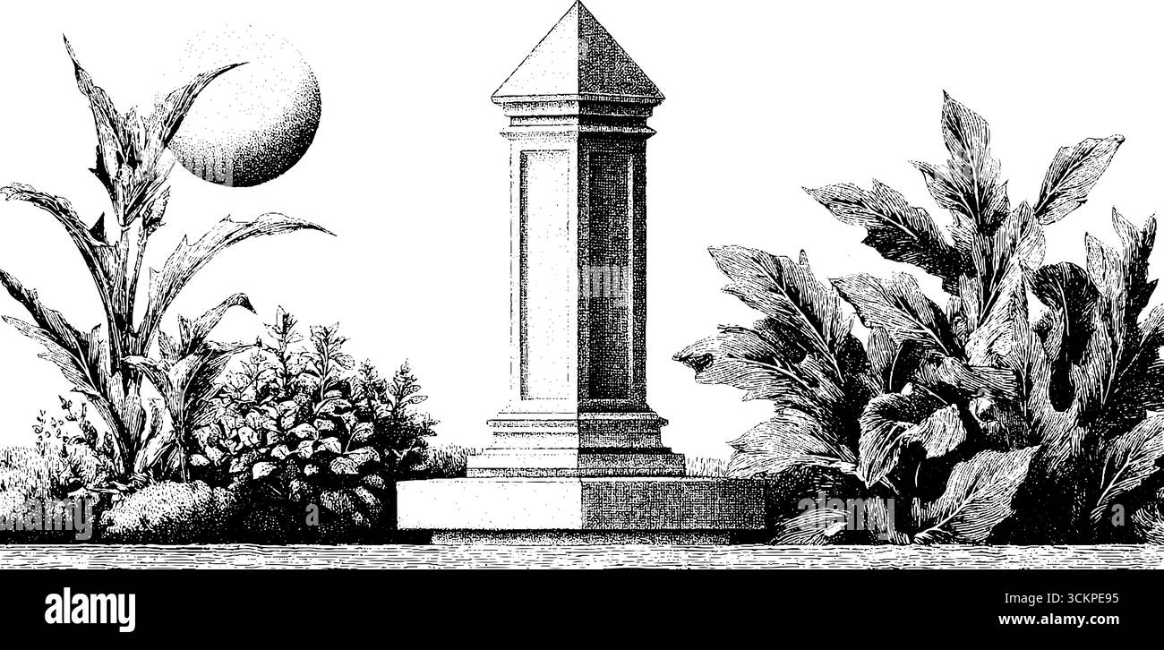 Amidst the lush greenery Black and White Stock Photos & Images - Alamy