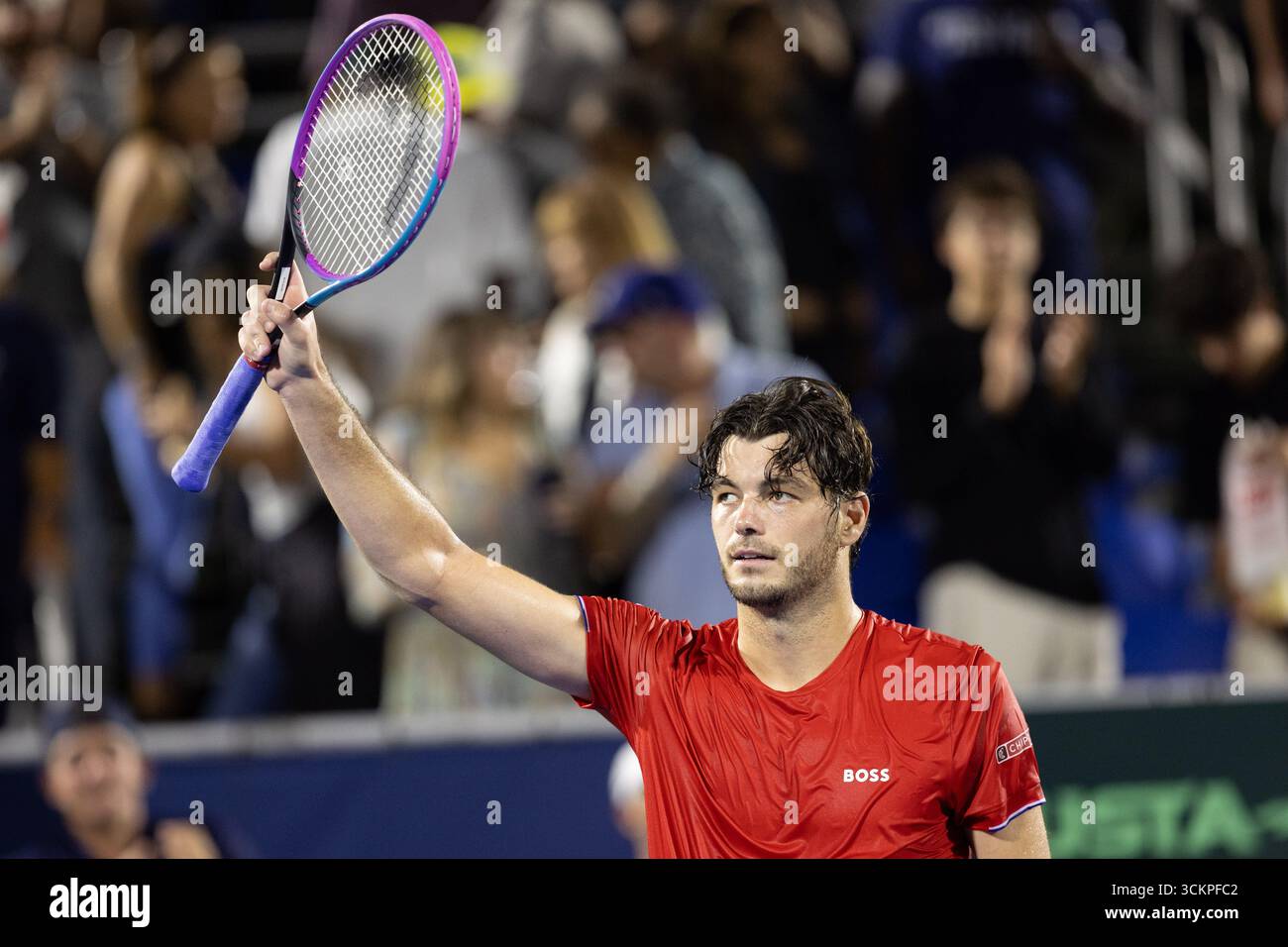 DELRAY BEACH, FL - SEPTEMBER 12: Taylor Fritz of USA celebrates ...
