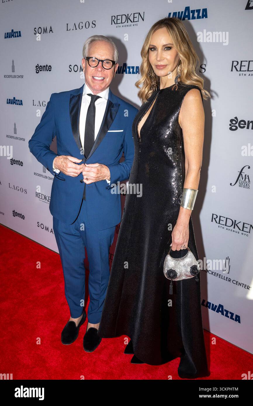 (L-R) Tommy Hilfiger and Dee Ocleppo Hilfiger attend Daily Front Row's ...