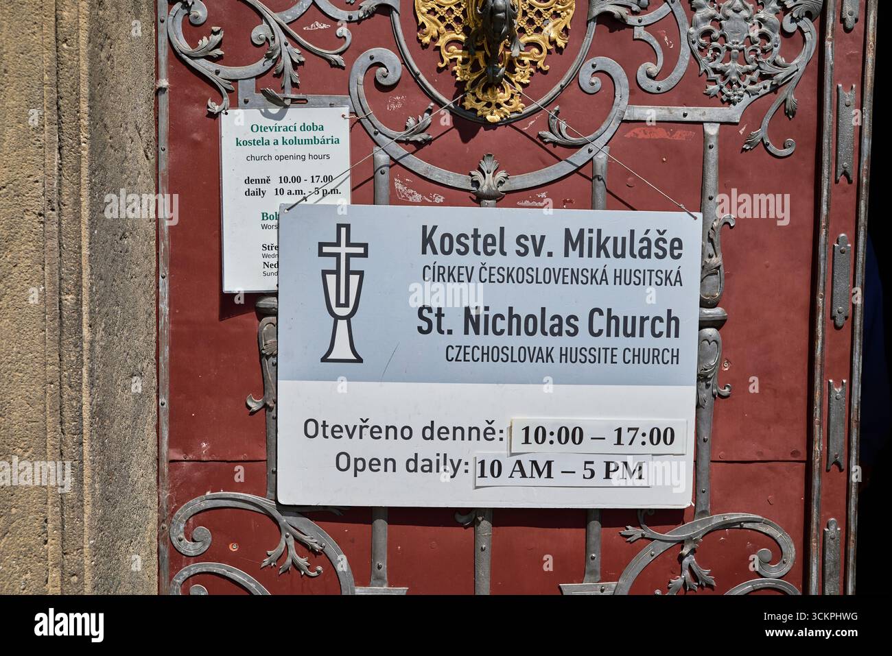 Church of Saint Nicholas Czechoslovak Hussite Church in the Old Town ...
