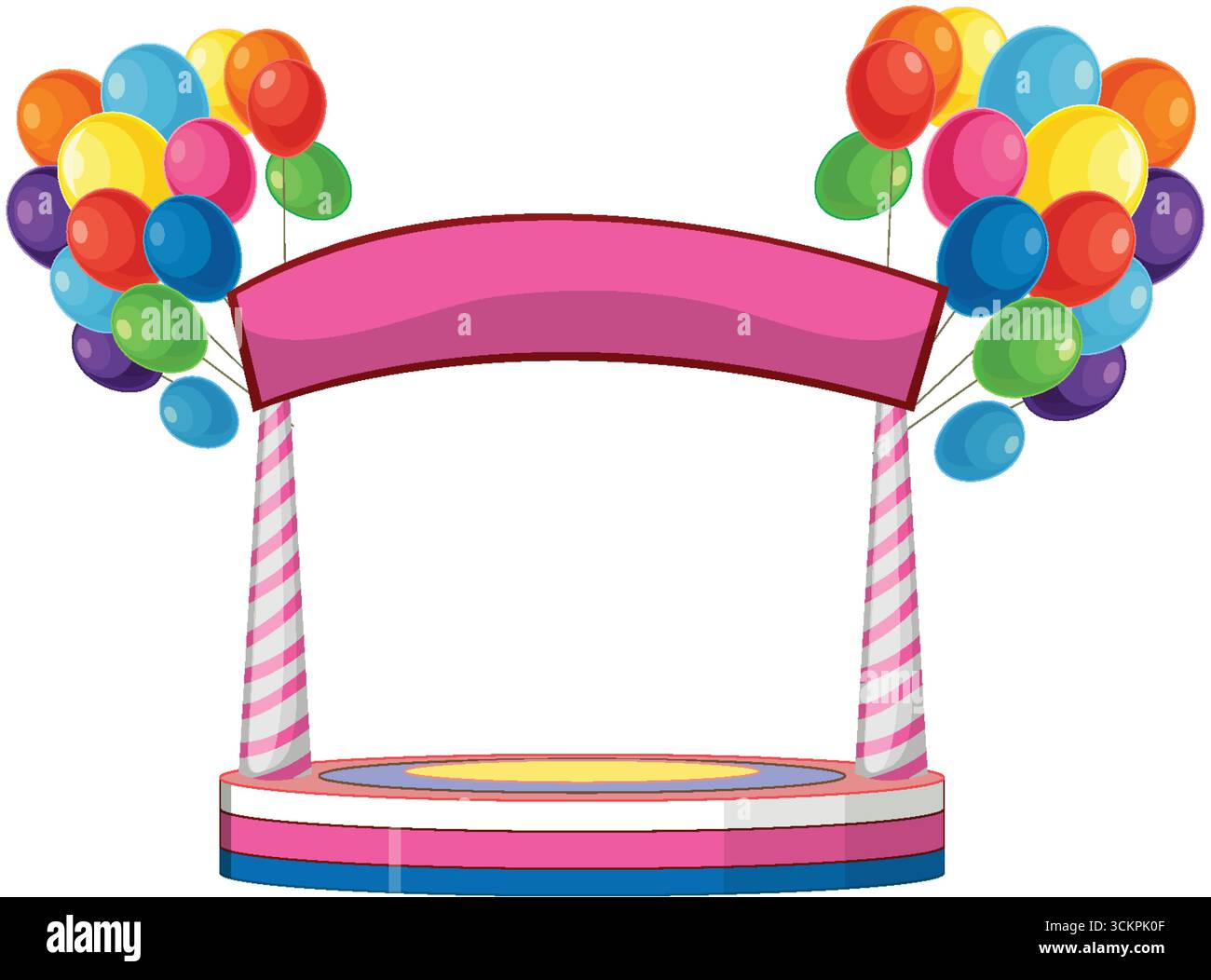 Event balloon setup Stock Vector Images - Alamy