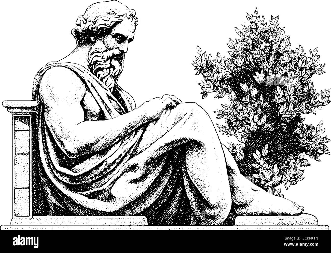 Zeus on throne: majestic deity in ancient greek mythology art Stock ...