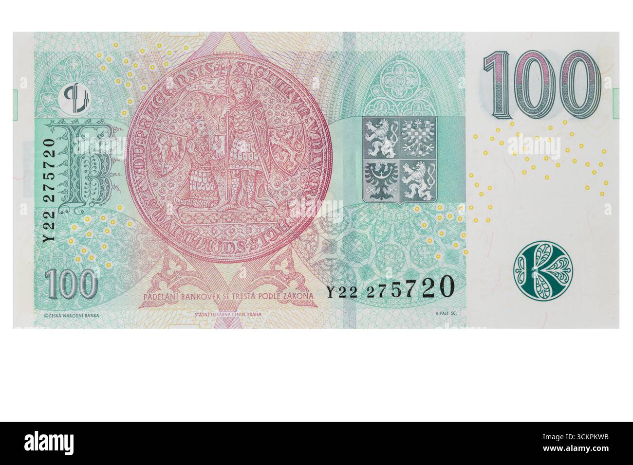 100 czech koruna bill Cut Out Stock Images & Pictures - Alamy
