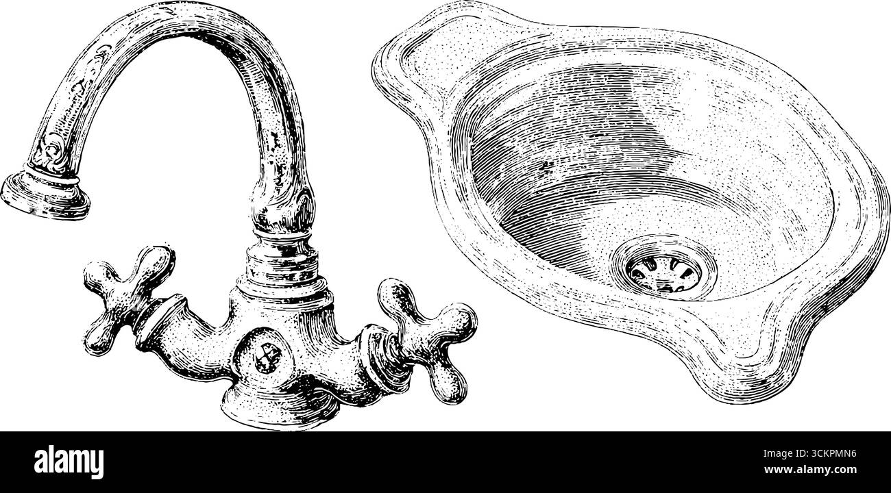 Swivel tap Stock Vector Images - Alamy