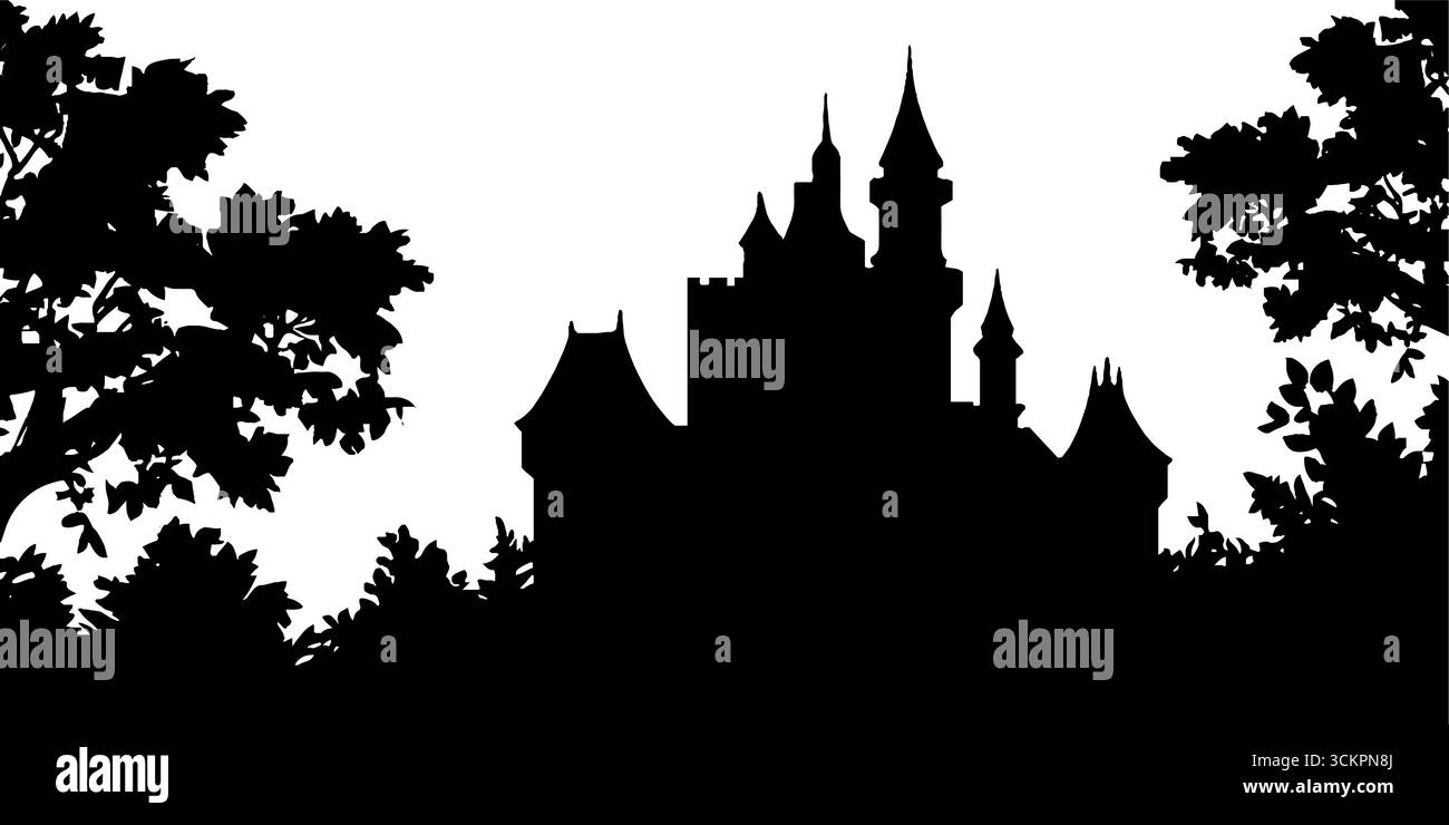 Enchanting scenery Stock Vector Images - Alamy