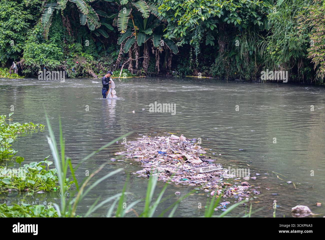 Environmental pollution garbage waste jungle hi-res stock photography ...
