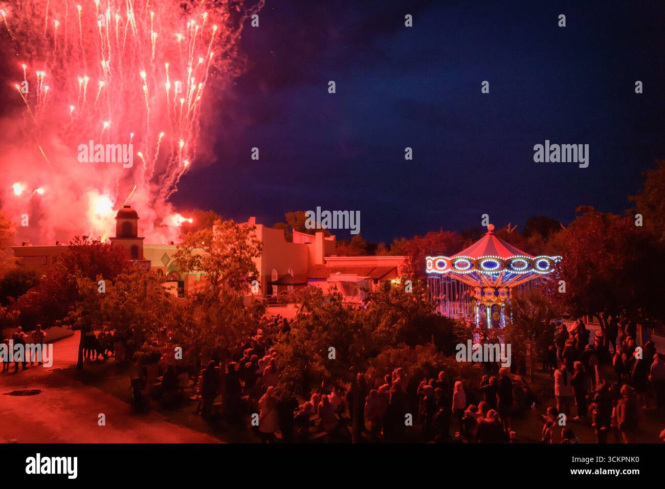 Exeter, UK. 12 September 2025. Fireworks displays to celebrate 25 years ...