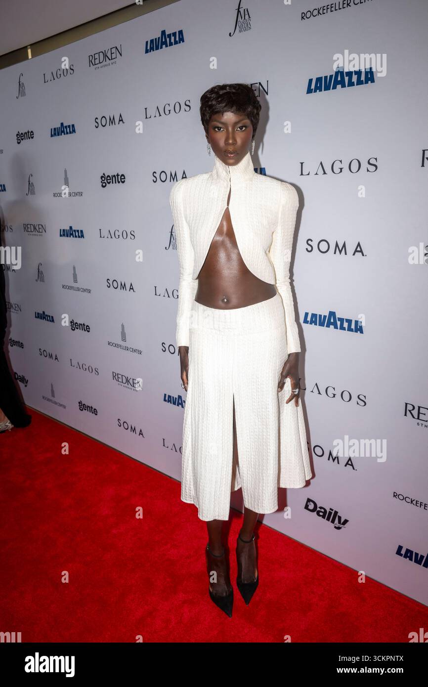 Anok Yai attends Daily Front Row's 12th Annual Fashion Media Awards at ...