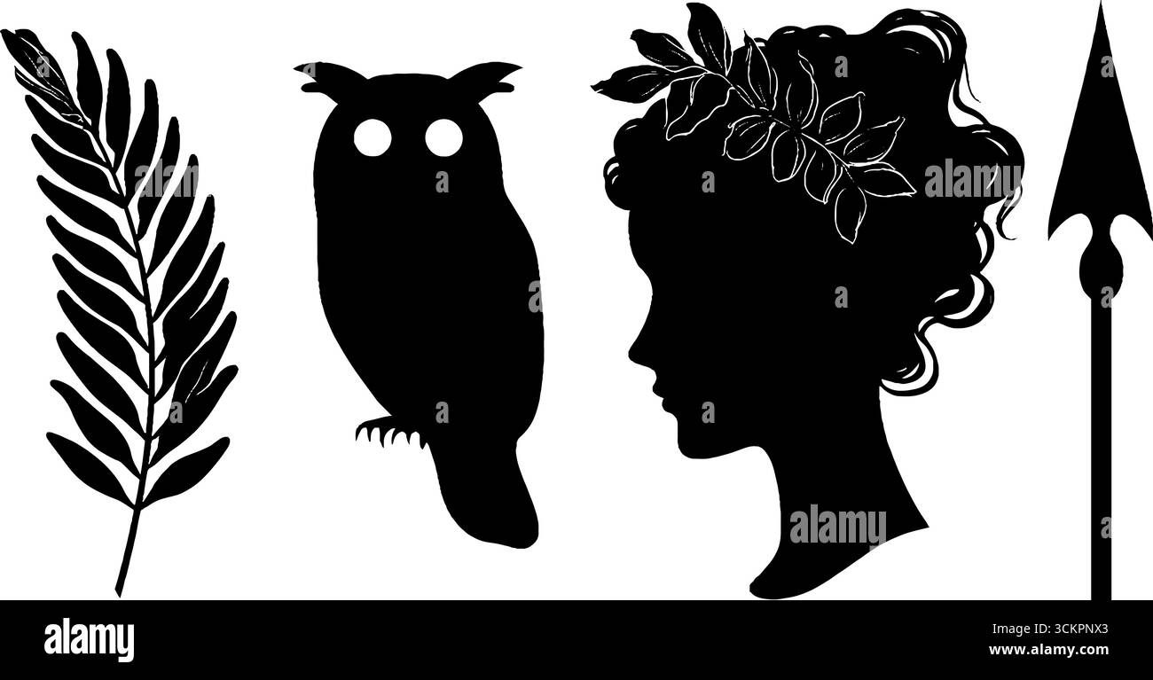 Laurel wreath symbolism Stock Vector Images - Alamy