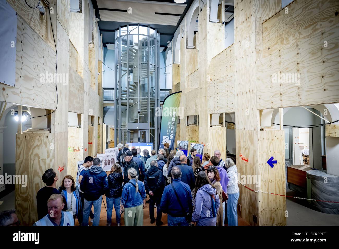 THE HAGUE - Visitors explore the inner courtyard during Open Monument ...