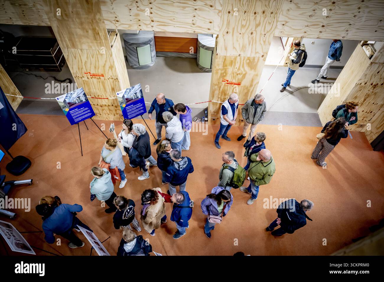 THE HAGUE - Visitors explore the inner courtyard during Open Monument ...