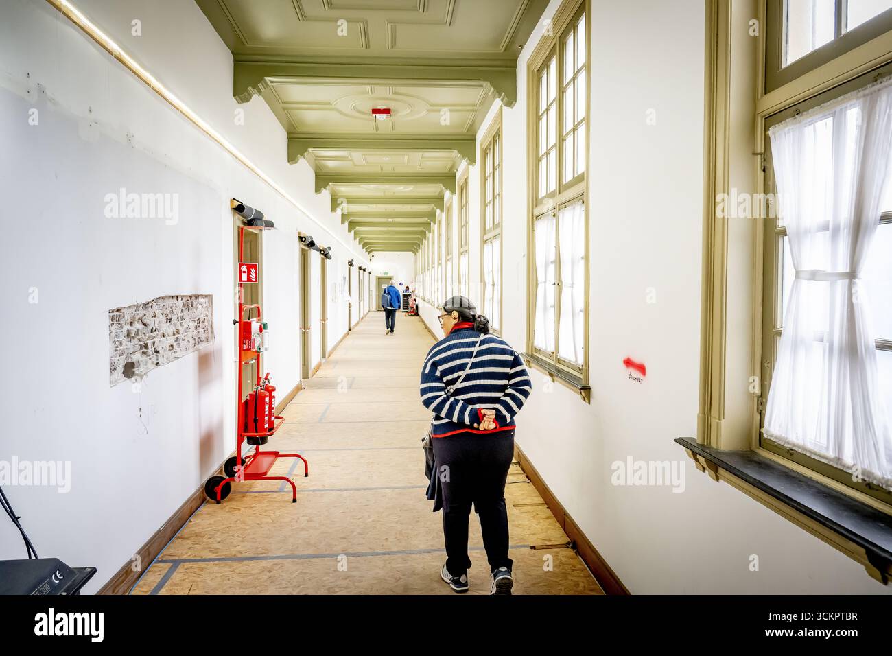 THE HAGUE - Visitors explore the inner courtyard during Open Monument ...