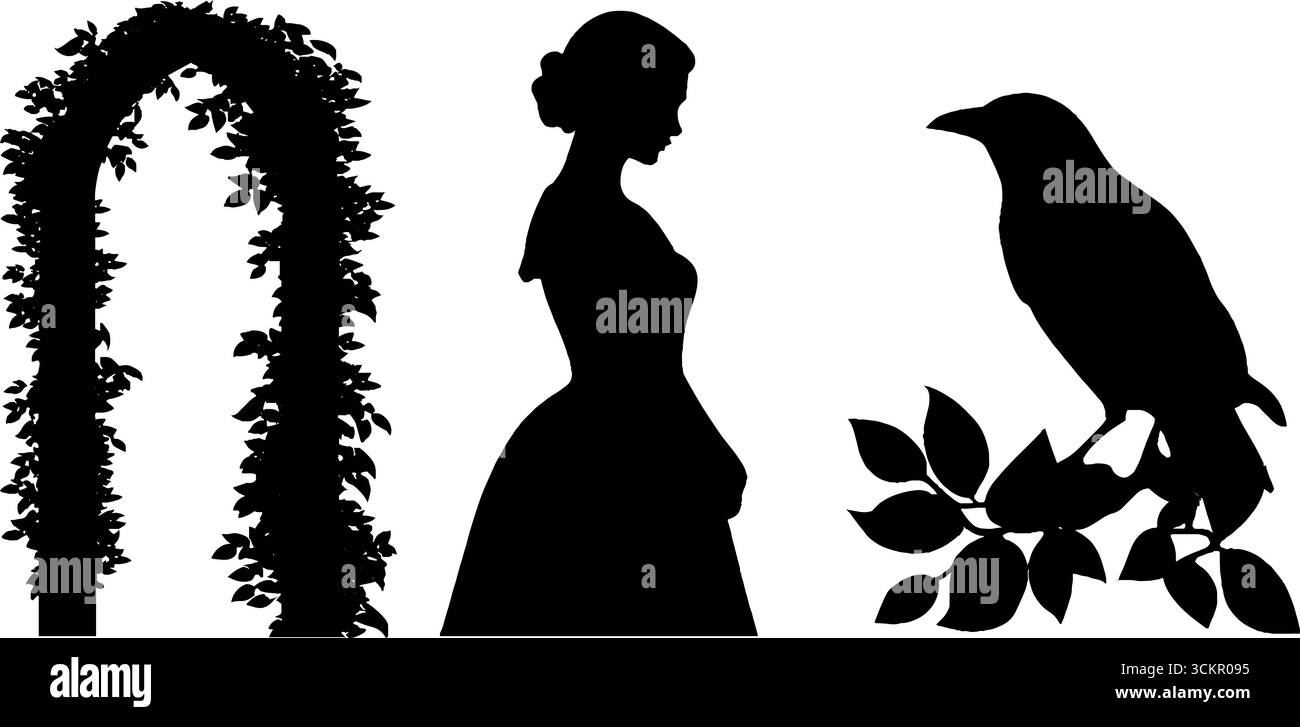 Lady arbor Stock Vector Images - Alamy
