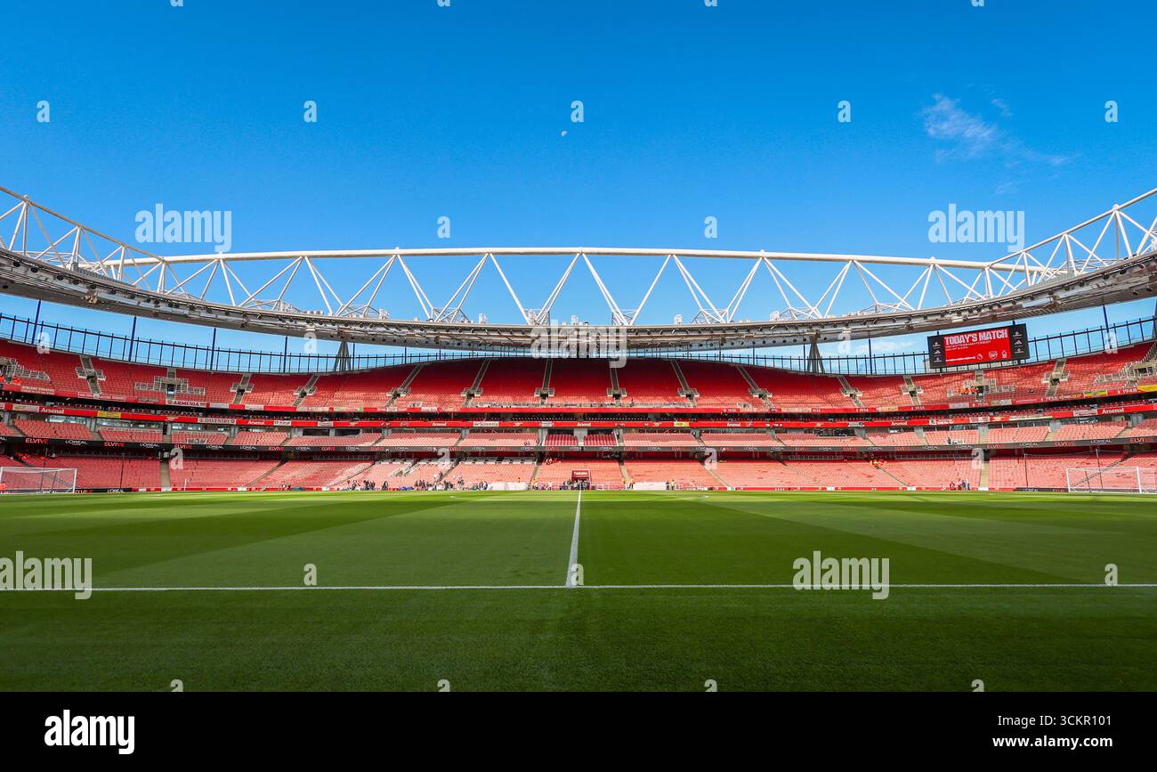 General View inside the Stadium during the Arsenal FC v Nottingham ...