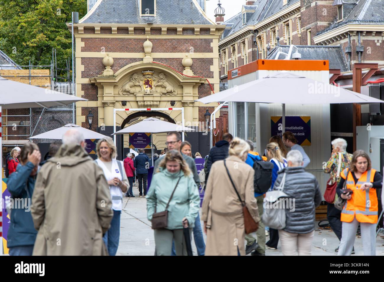 THE HAGUE - On Open Monument Day, the Binnenhof, which is undergoing a ...