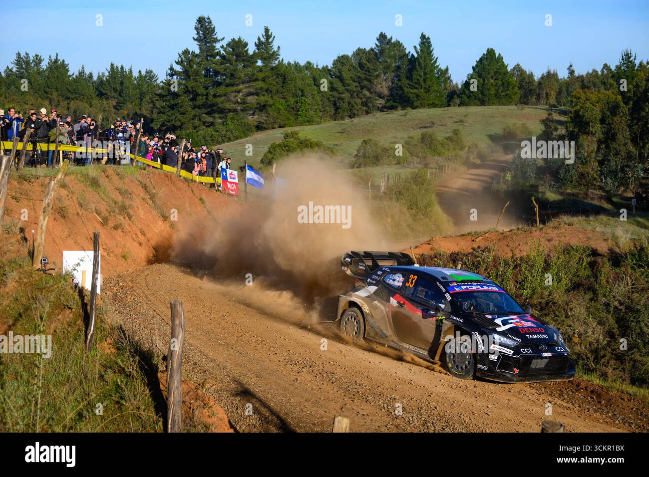 The Driver Elfyn Evans And Co-Driver Scott Martin Of The Team Toyota ...
