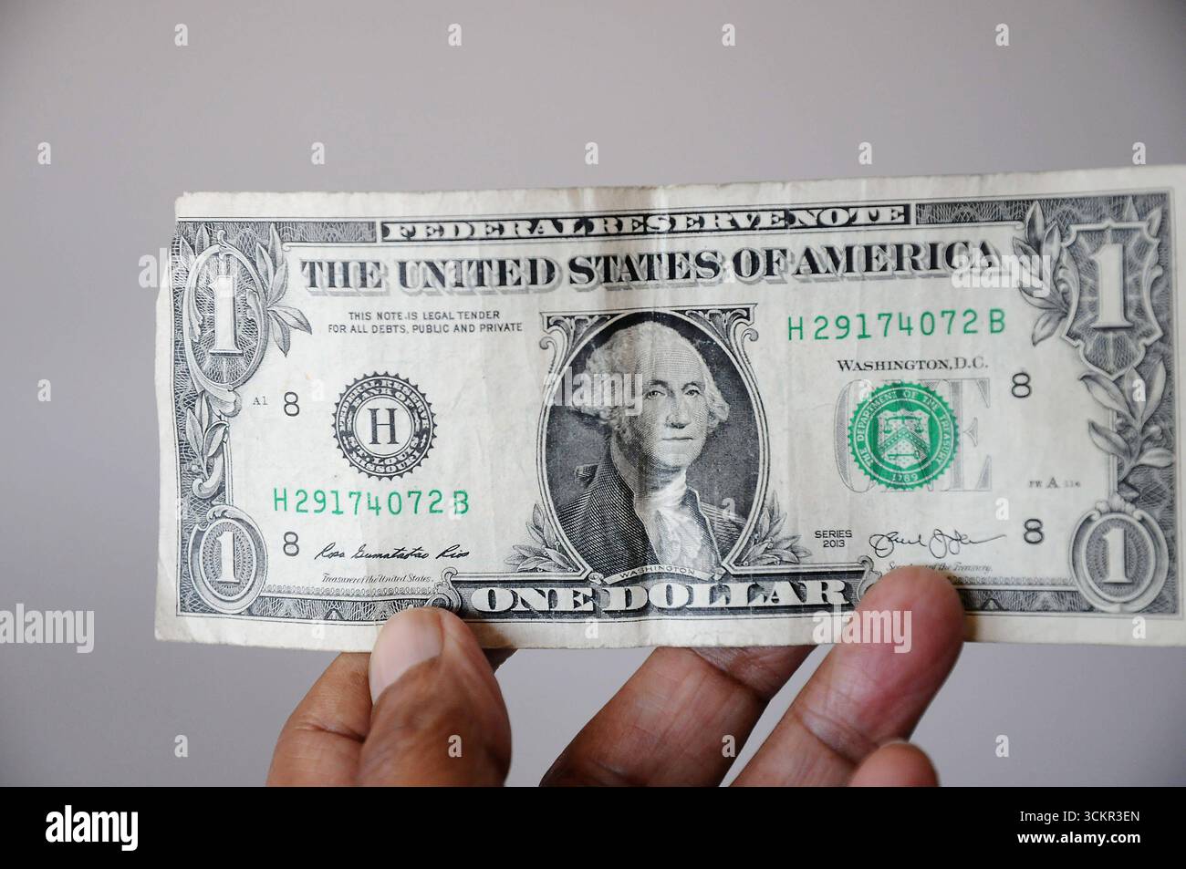 Copenhagen/ Denmark/13 SEPTE,MBER 2025/American one dollar bill in one ...