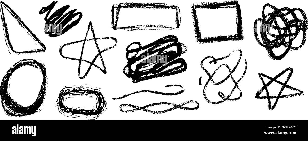 Vibrant geometric design intersecting Cut Out Stock Images & Pictures ...