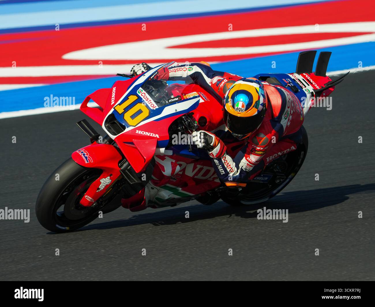 10 Luca Marini - Honda HRC Castrol motogp during the Free Practice ...