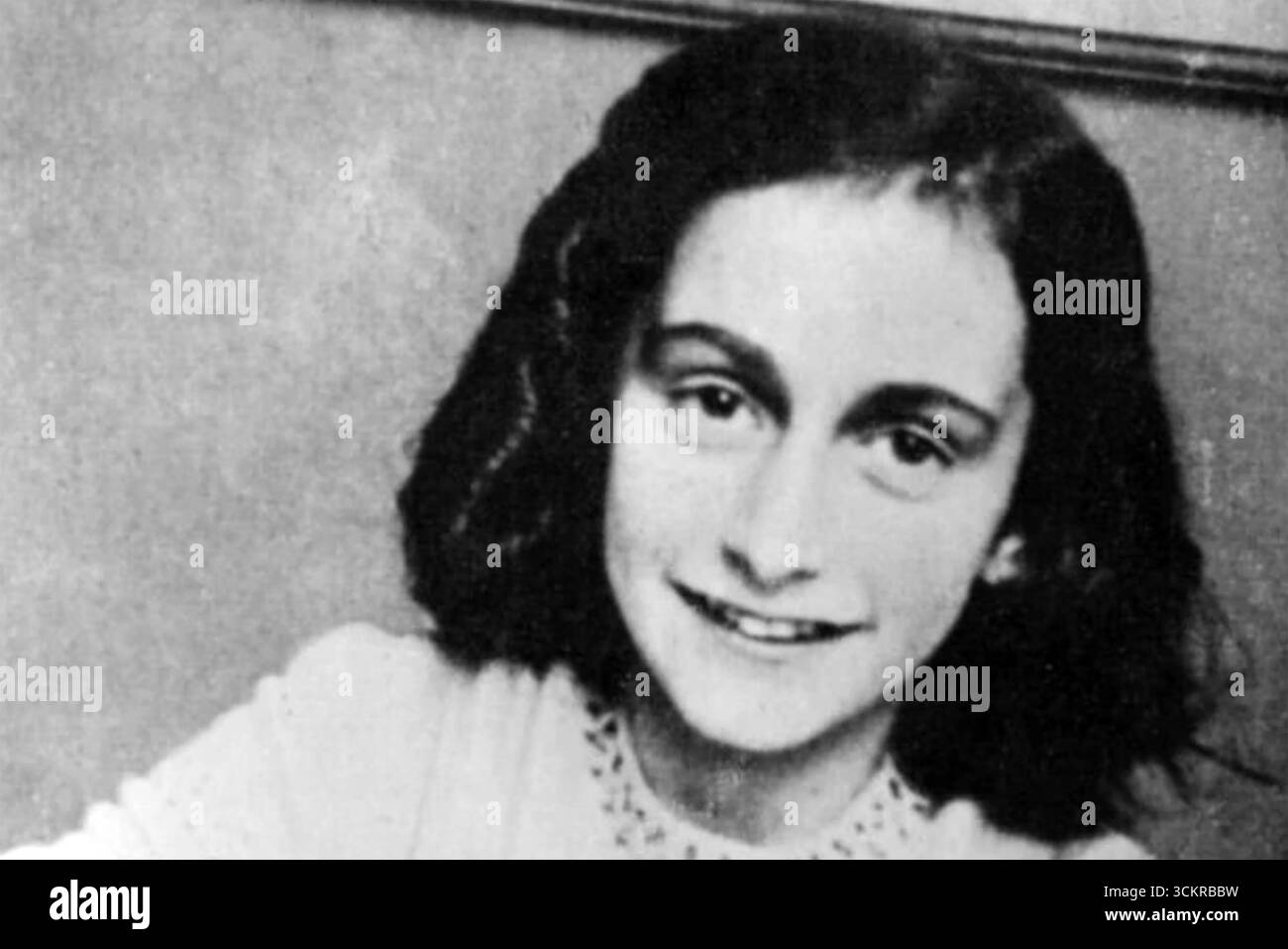 ANNE FRANK (1929-1945) German-born Jewish Holocaust victim Stock Photo ...