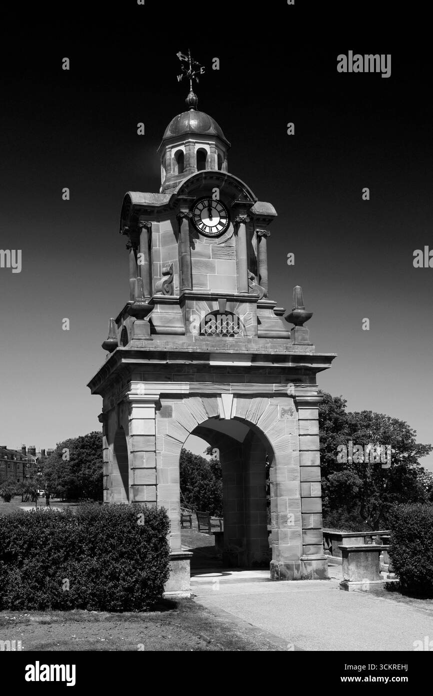 Clock tower resort Black and White Stock Photos & Images - Alamy