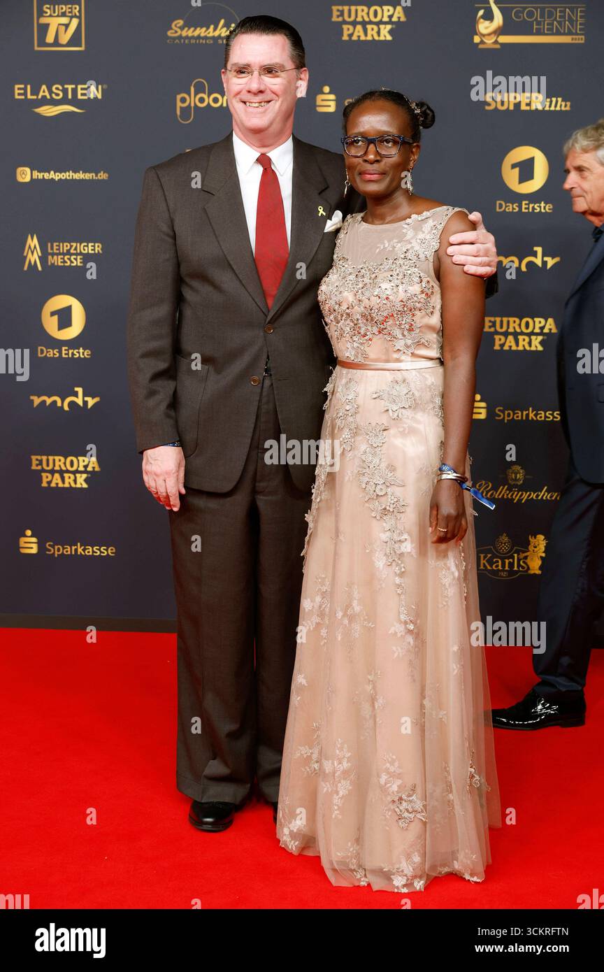 Andrej Hermlin mit Ehefrau Joyce Hermlin bei der 31. Verleihung der ...