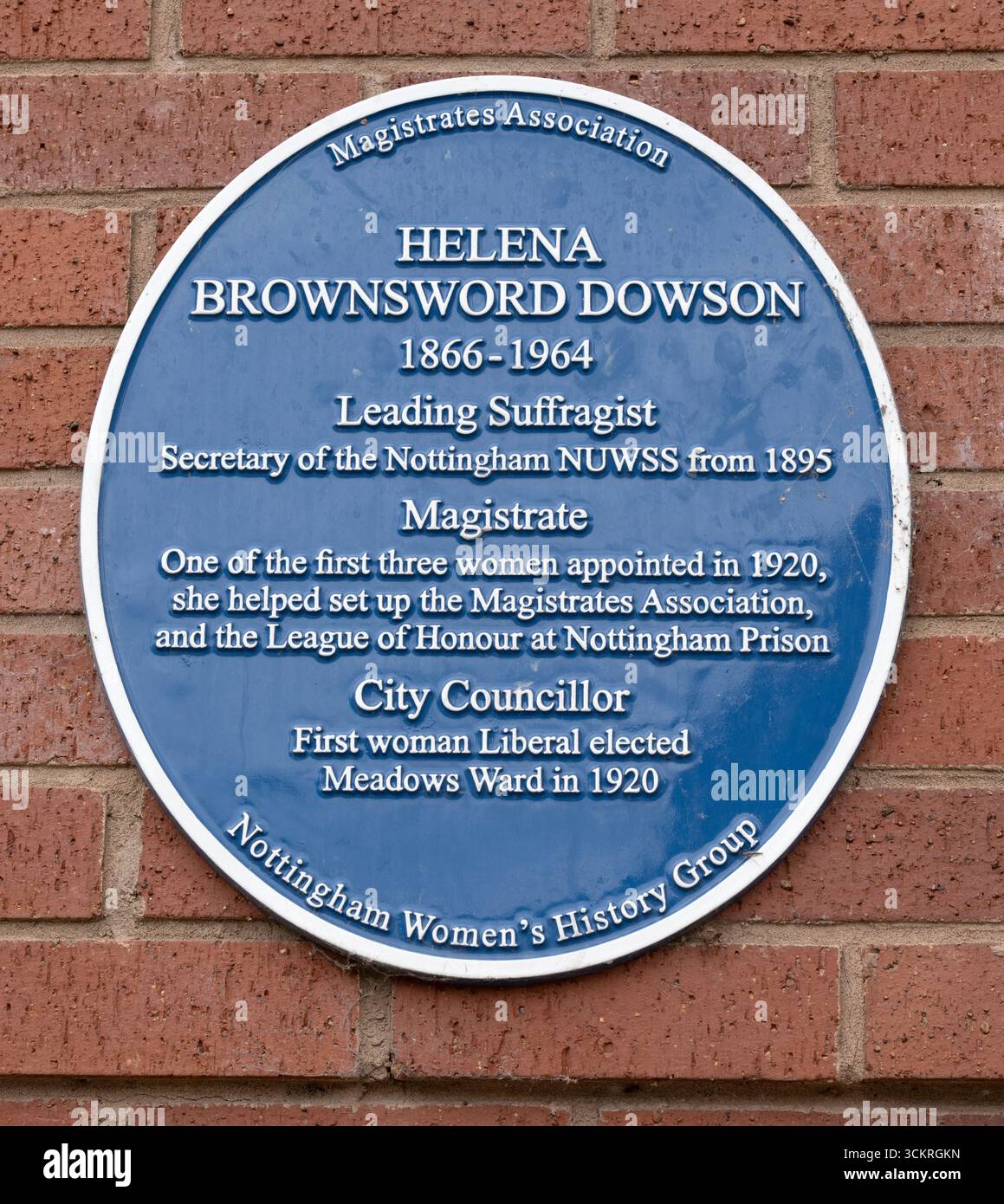 Helena brownsword dowson plaque hi-res stock photography and images - Alamy