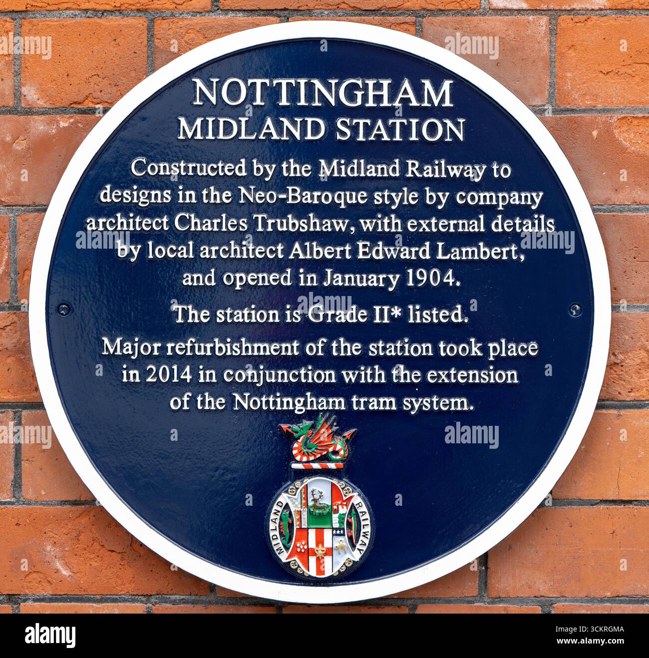 Nottinhgham plaques hi-res stock photography and images - Alamy