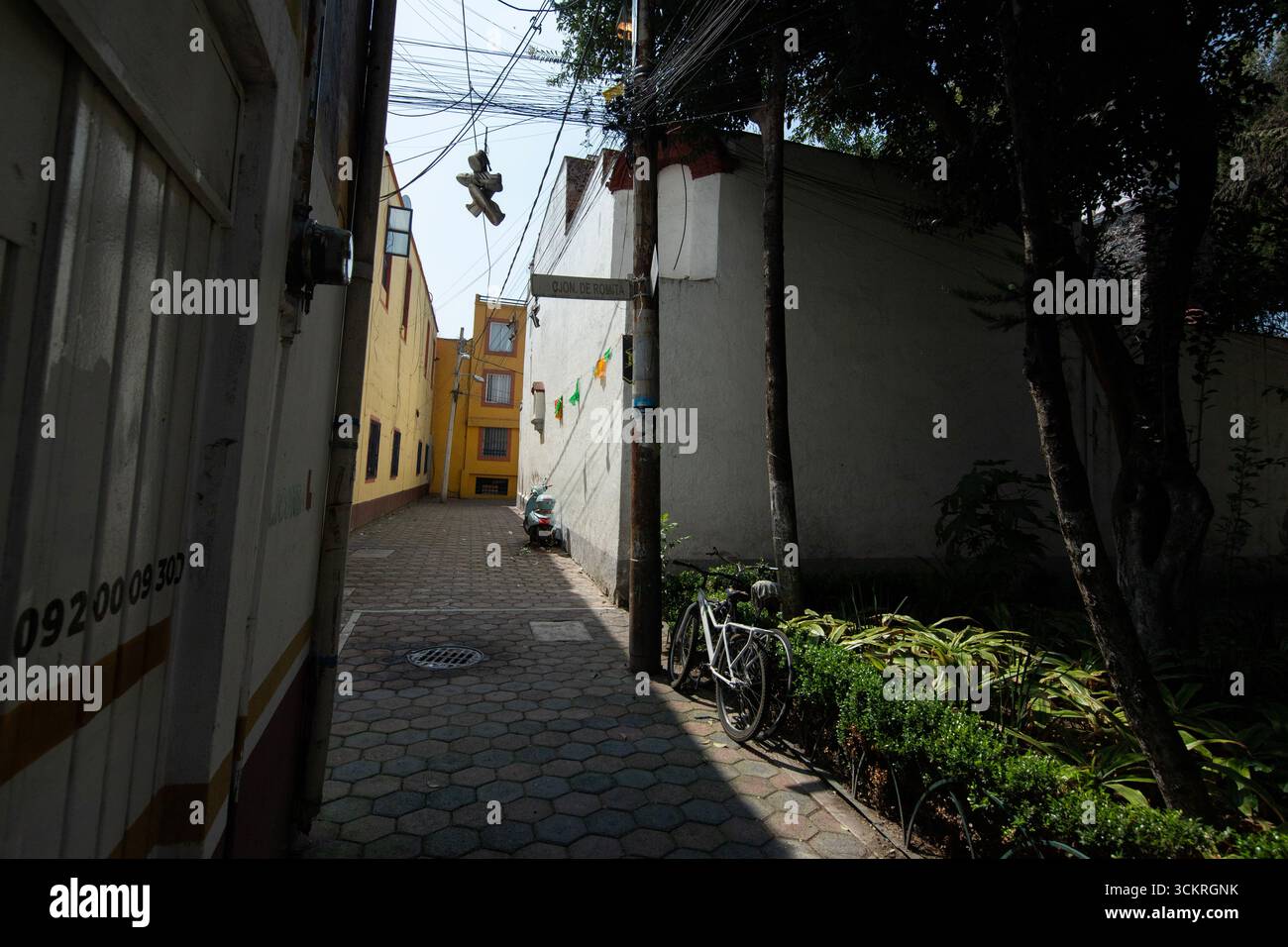 Mexico City, Mexico; November 1, 2025: Colonia la Romita neighborhood ...