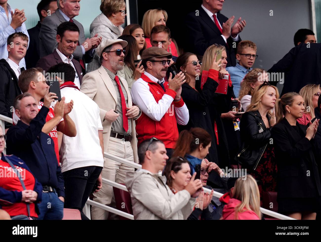 Jason Sudeikis (Ted Lasso) in the stands during the Premier League ...