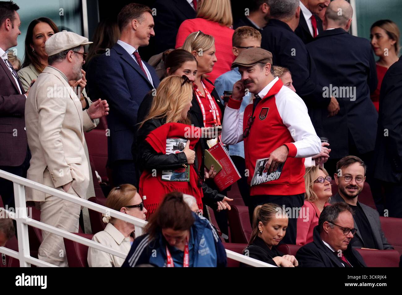 Jason Sudeikis (Ted Lasso) in the stands during the Premier League ...