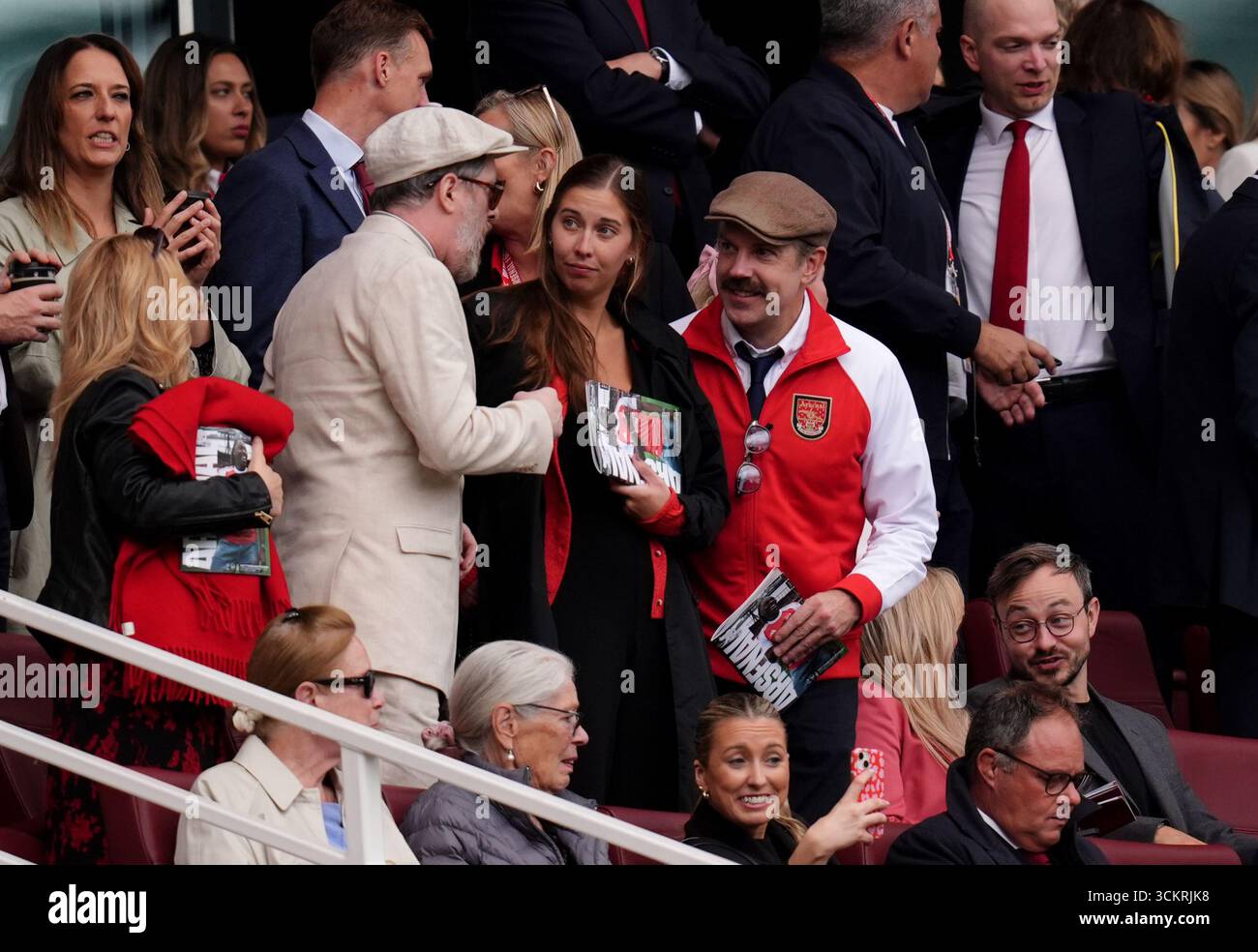 Jason Sudeikis (Ted Lasso) in the stands during the Premier League ...