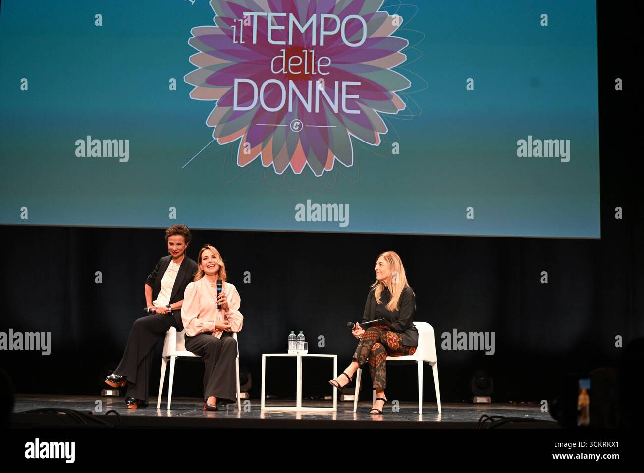 Milan, "Time for Women" festival. Pictured: Barbara Durso, Barbara ...