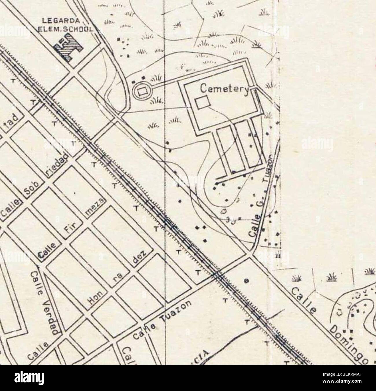 Old map of Balic-Balic Stock Photo - Alamy