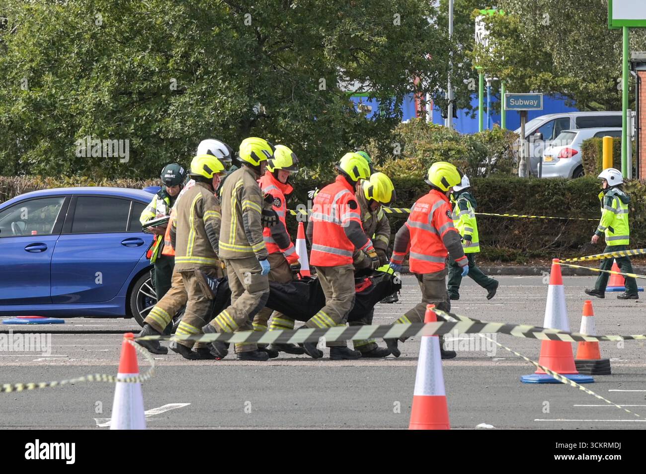 NEC, Birmingham 13th Sept. 2025. A multi-agency training exercise took ...